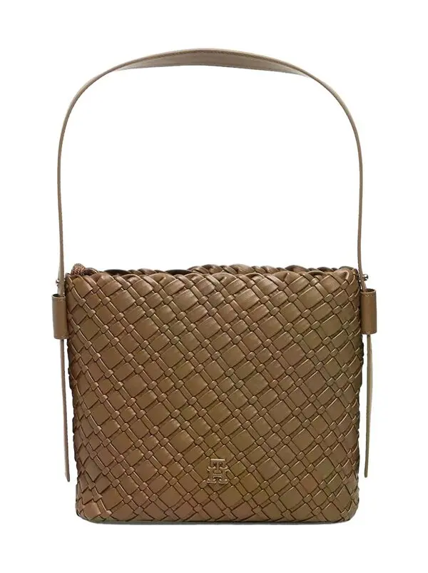 Tommy Hilfiger Braided Shoulder Bag - Brown