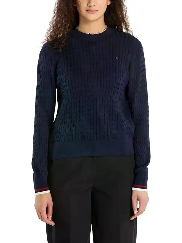 Tommy Hilfiger Cable-knit Jumper - Blue
