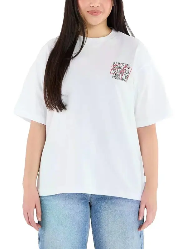 EA7 Logo-print T-shirt - White