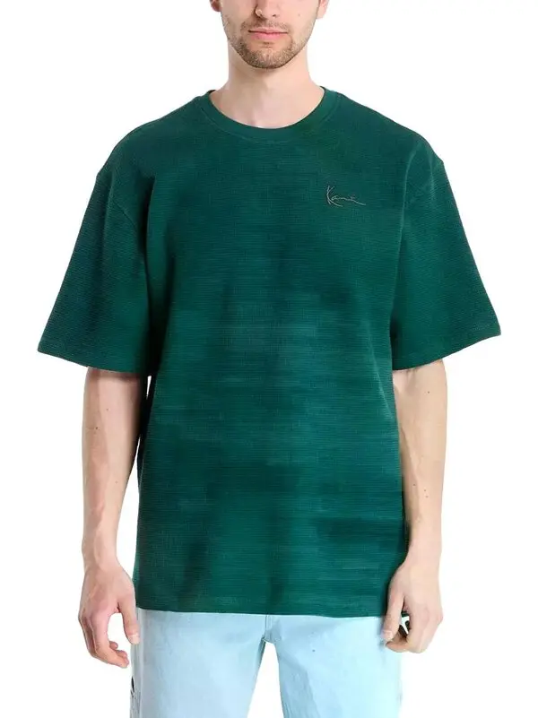 KARL KANI Logo-embroidered T-shirt - Green