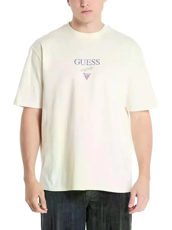 Guess Logo-print T-shirt - Neutrals