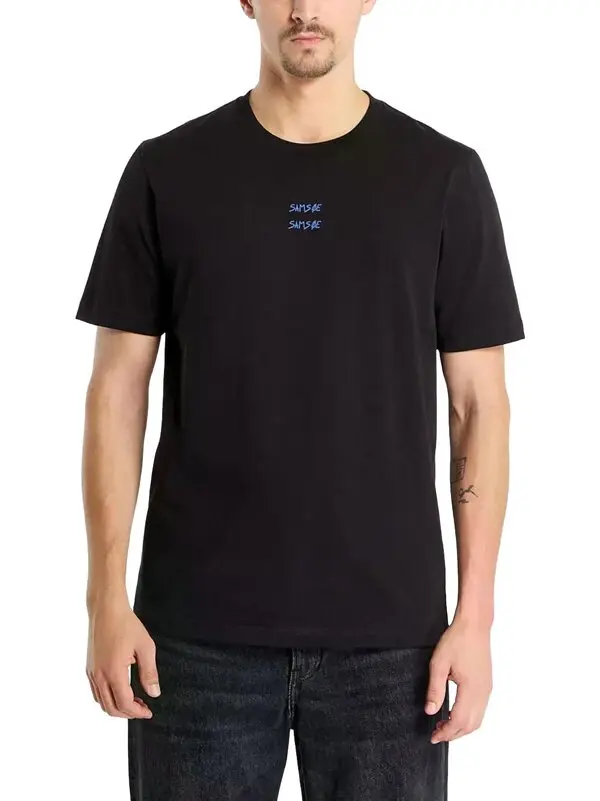 SAMSOE SAMSOE Graphic-print T-shirt - Black