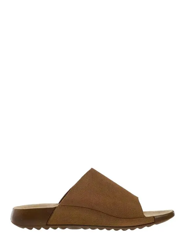 Ecco Touch-strap Sandals - Brown