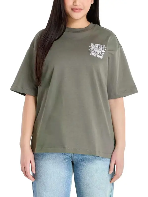 EA7 Logo-print T-shirt - Green
