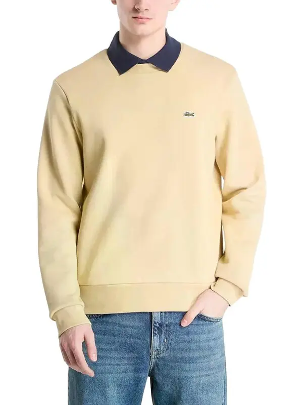 Lacoste Logo-patch Sweater - Neutrals