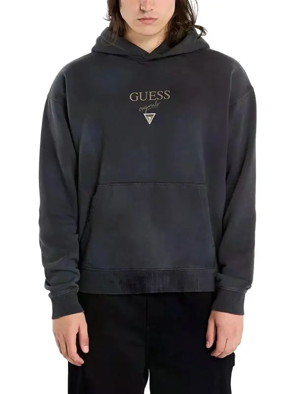 Guess Logo Hoodie - Grey