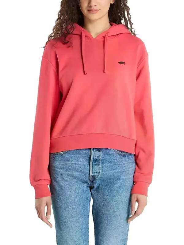 VANS Salton Logo-embroidered Hoodie - Pink