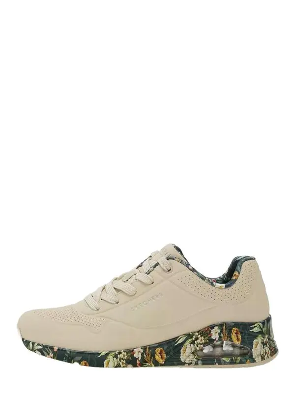 Sketchers Uno Floral-print Sneakers - Neutrals