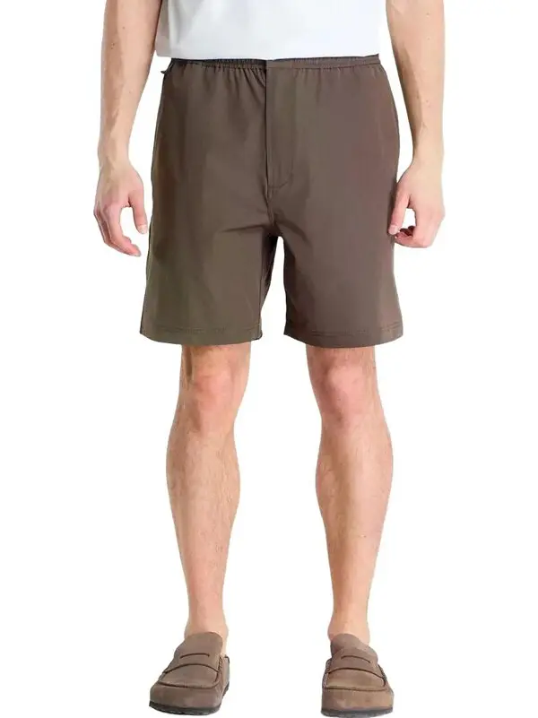 SAMSOE SAMSOE Elasticated Waistband Shorts - Brown
