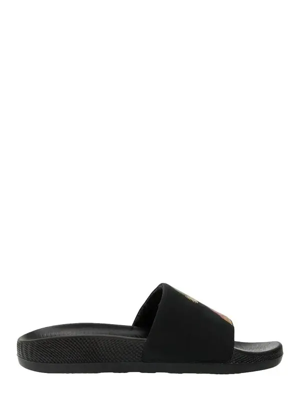 Sketchers Dr. Bombay Graphic-print Slides - Black