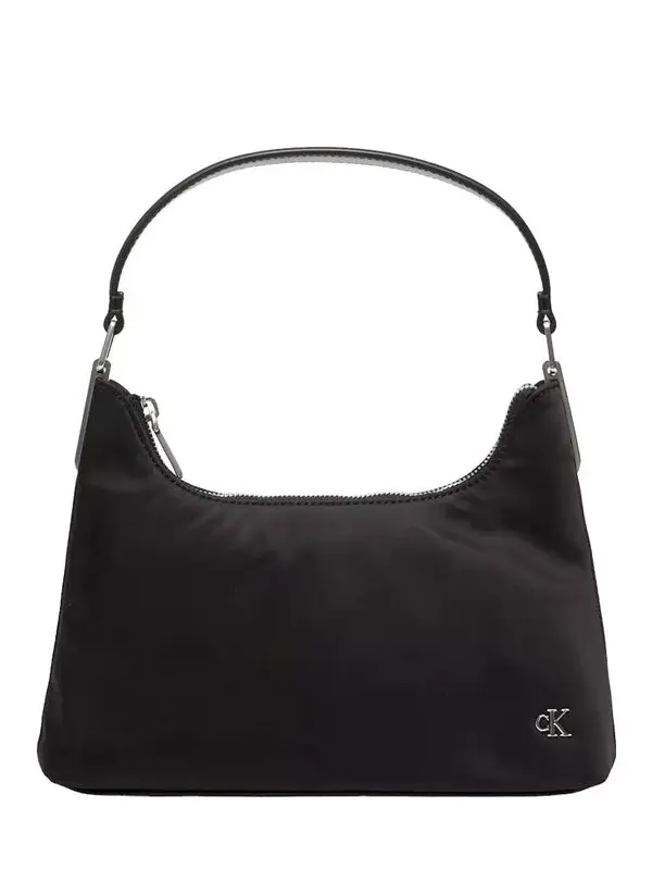 Calvin Klein Logo-plaque Shoulder Bag - Black