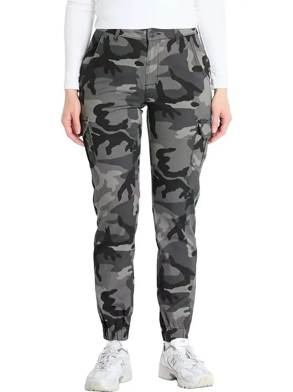URBAN CLASSICS Camouflage Cargo Pants - Grey