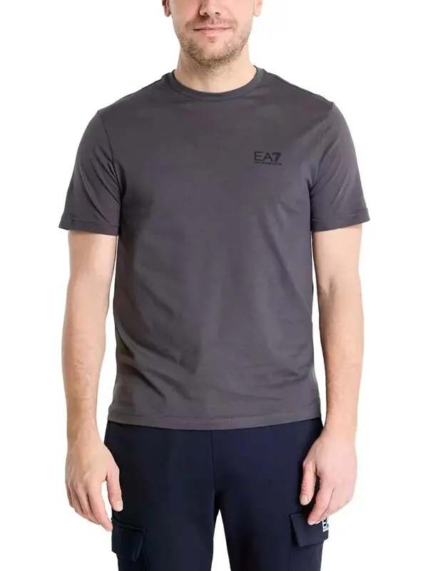 EA7 Logo-print T-shirt - Grey