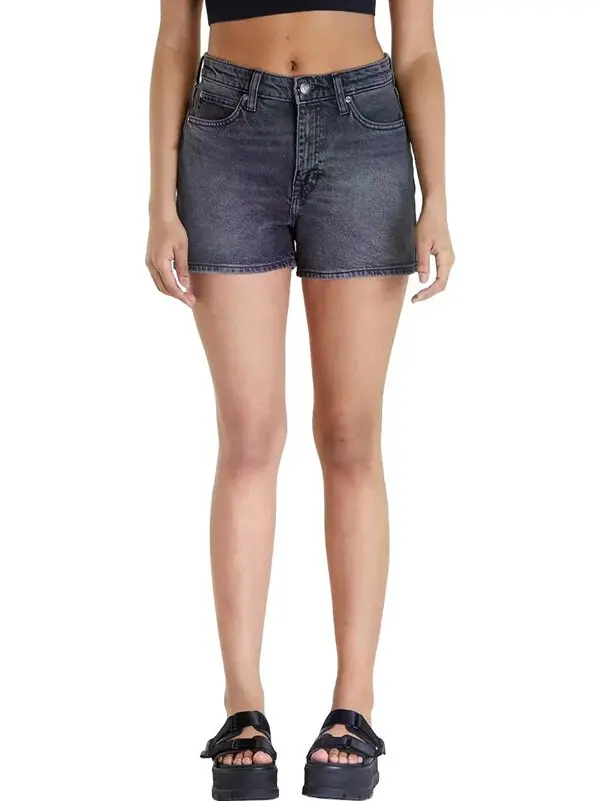 LEEM Carol Denim Shorts - Black