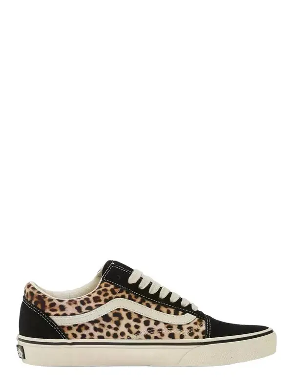 VANS Old Skool Leopard-print Sneakers - Black