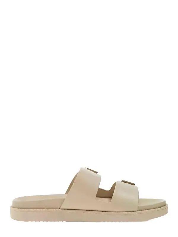 Aldo Logo-plaque Double-strap Slides - Neutrals