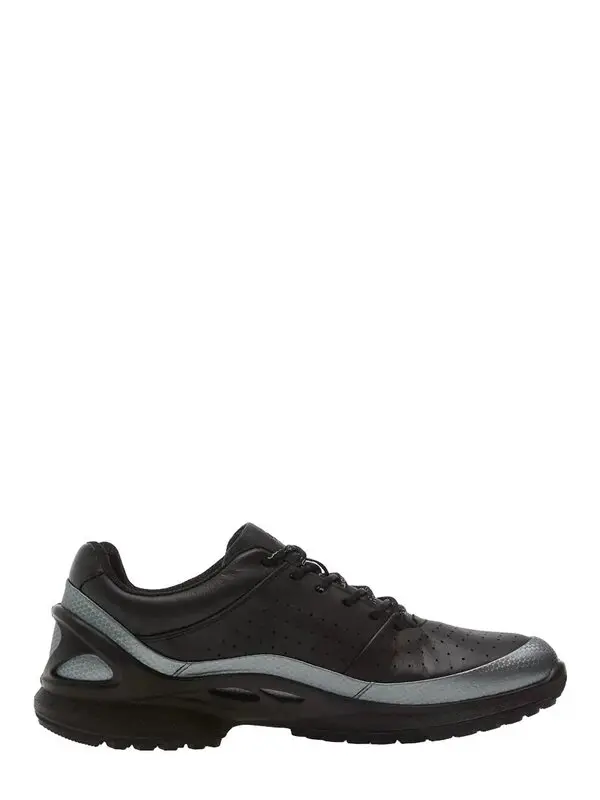 Ecco Biom Energi Perforated Leather Sneakers - Black