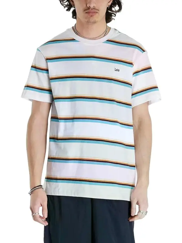 LEEM Striped T-shirt - White