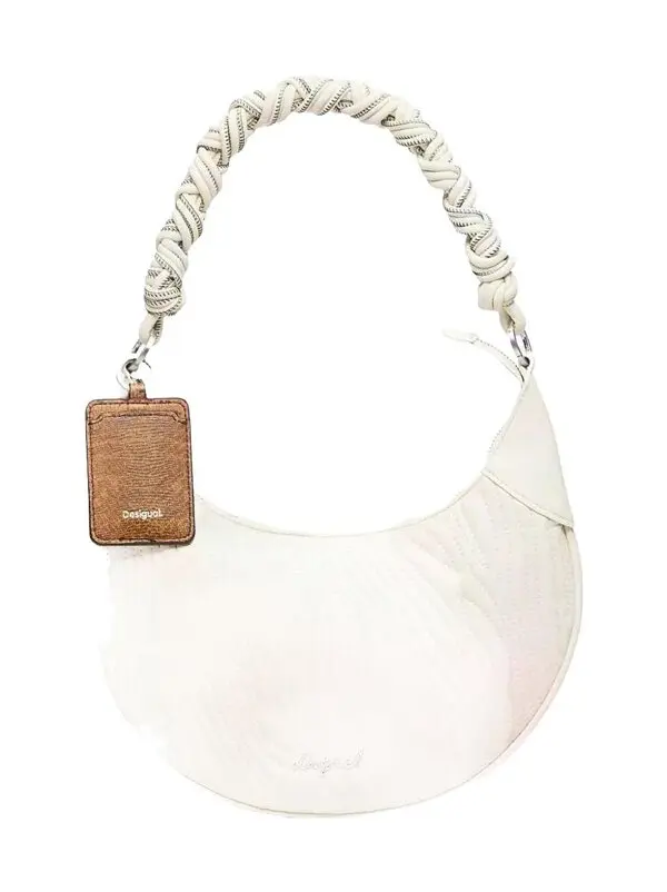 Desigual Quilted Braided-handle Shoulder Bag - Neutrals