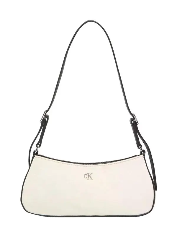 Calvin Klein Logo-plaque Shoulder Bag - Neutrals