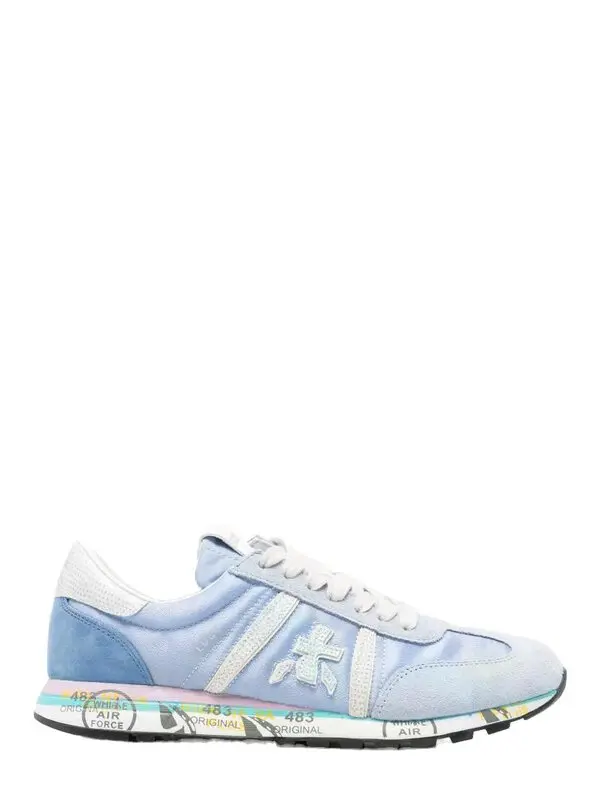 Premiata Lucyd Logo-patch Sneakers - Blue