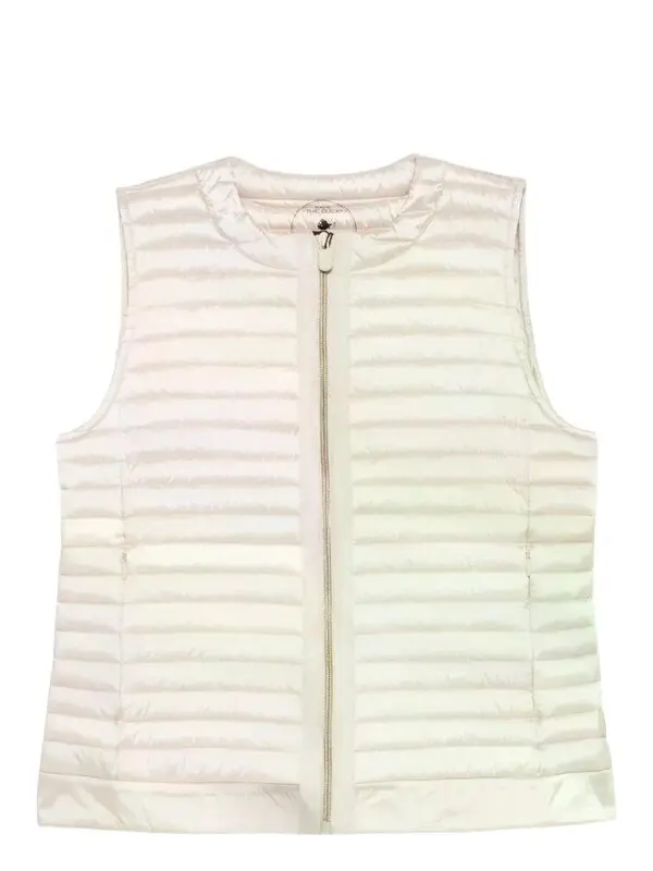 SAVE THE DUCK Quilted Sleeveless Gilet - Neutrals
