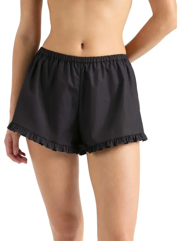 Hunza G Frill Mini Short - Black