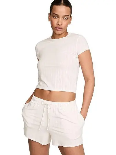 Victoria's Secret Modal Ultra-fine Shorts - White,ivory