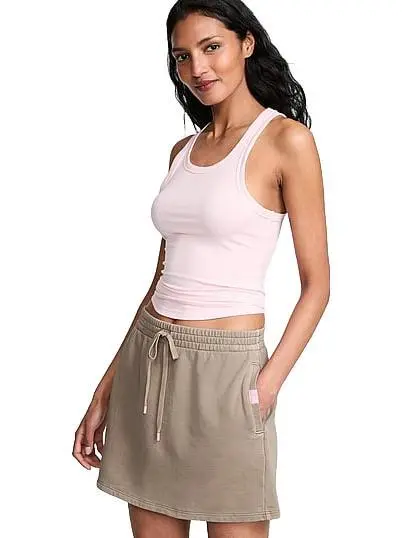 Victoria's Secret Terry Mini Skirt - Beige