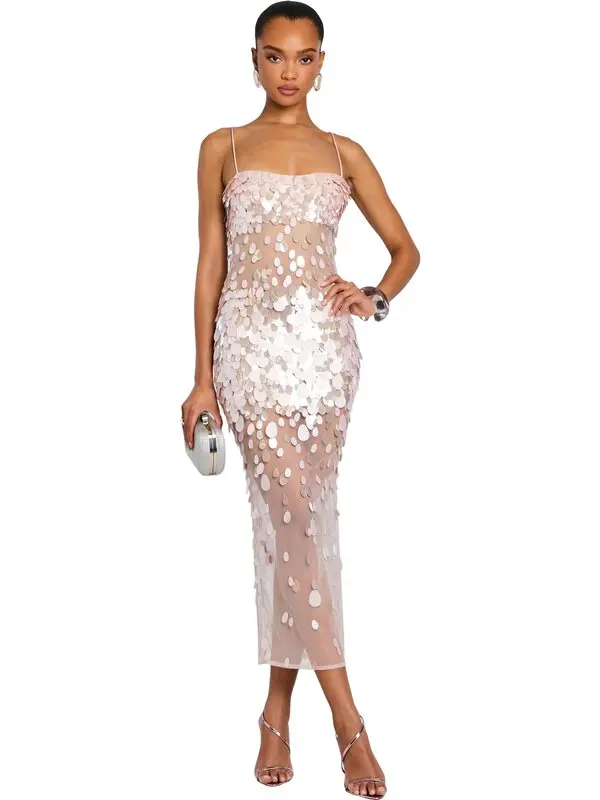 Retrofete Mischa Sequin Dress - Pink