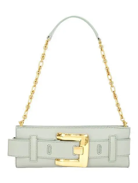 Balmain Anthem Clutch - Mint