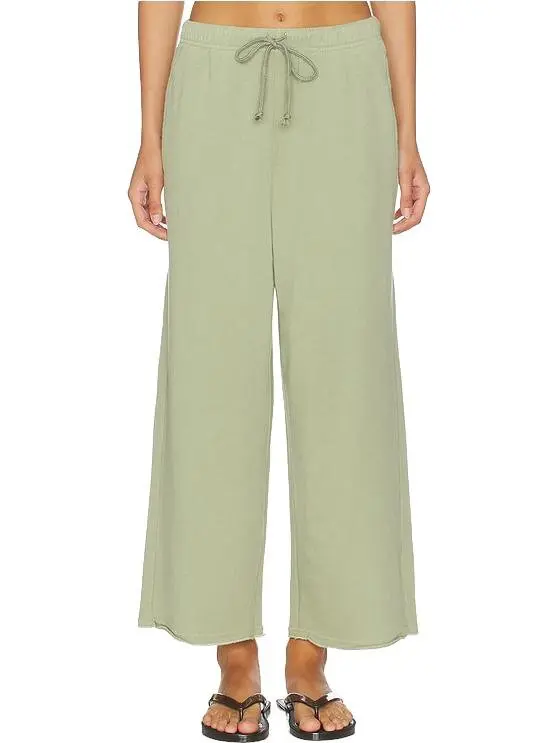 American Vintage High-waist Sweatpants - Sage