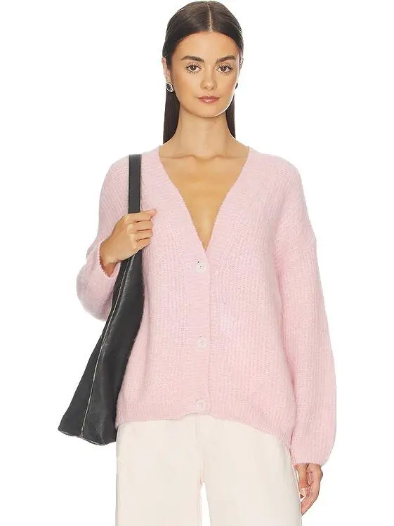 American Vintage V Cardigan - Pink