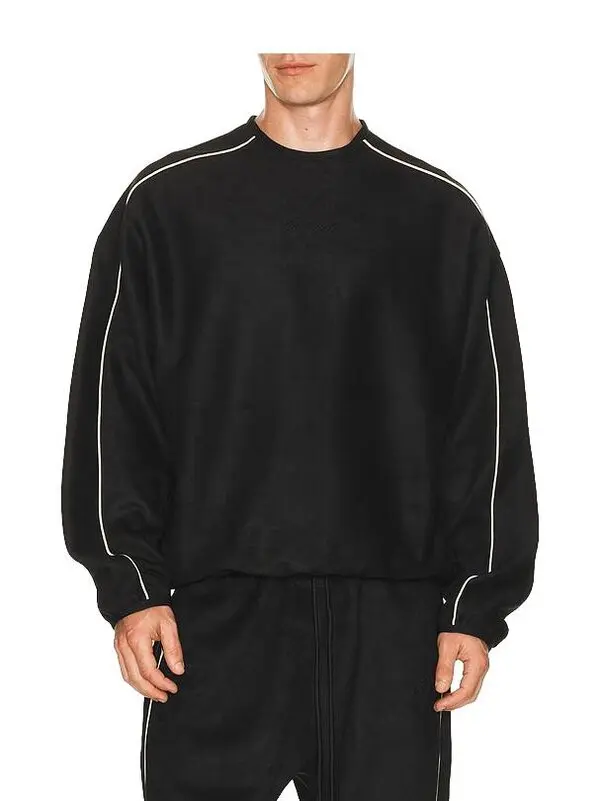 Fear Of God Signature Modern Crewneck Sweatshirt - Black