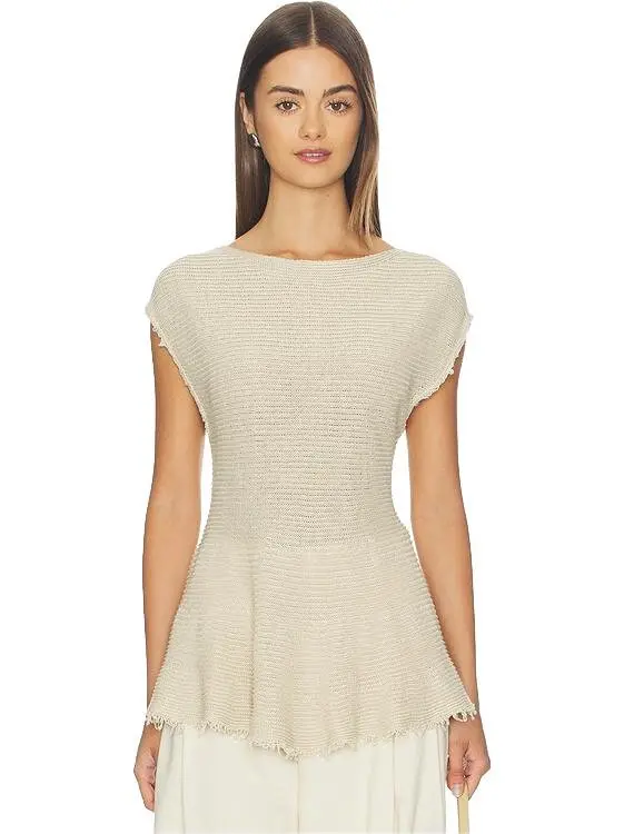 DL1961 Anok Knit Top - Tan