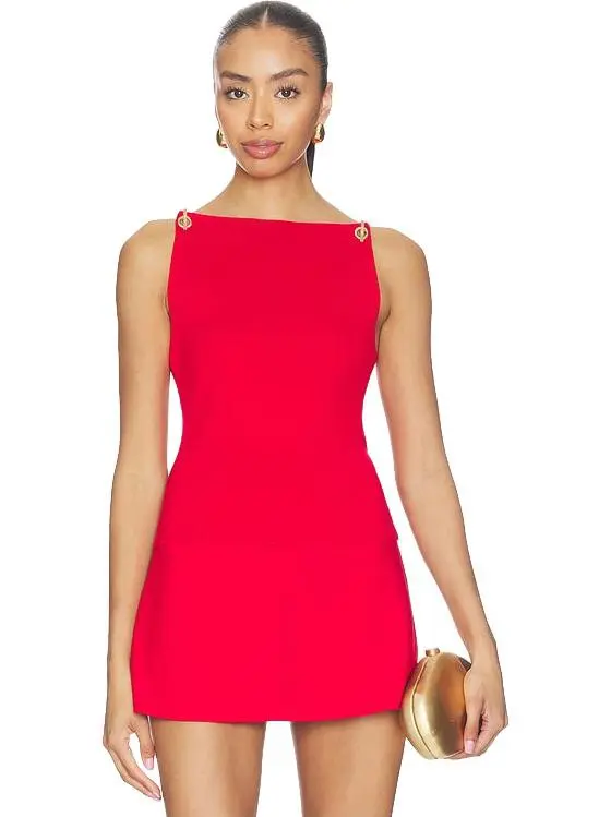 Cult Gaia Georgette Top - Red