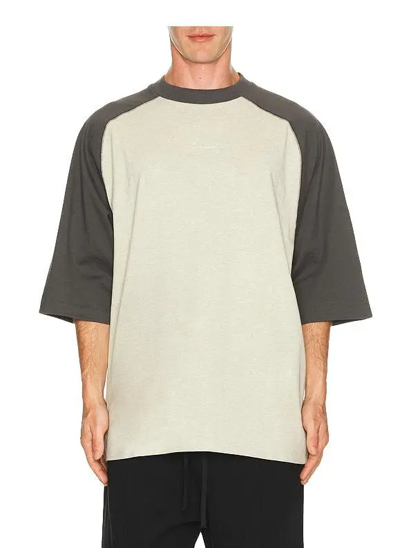 Fear Of God Signature Baseball Tee In . Also - Grey