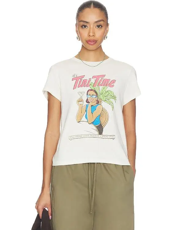 RE/DONE Classic Graphic Tee - Ivory