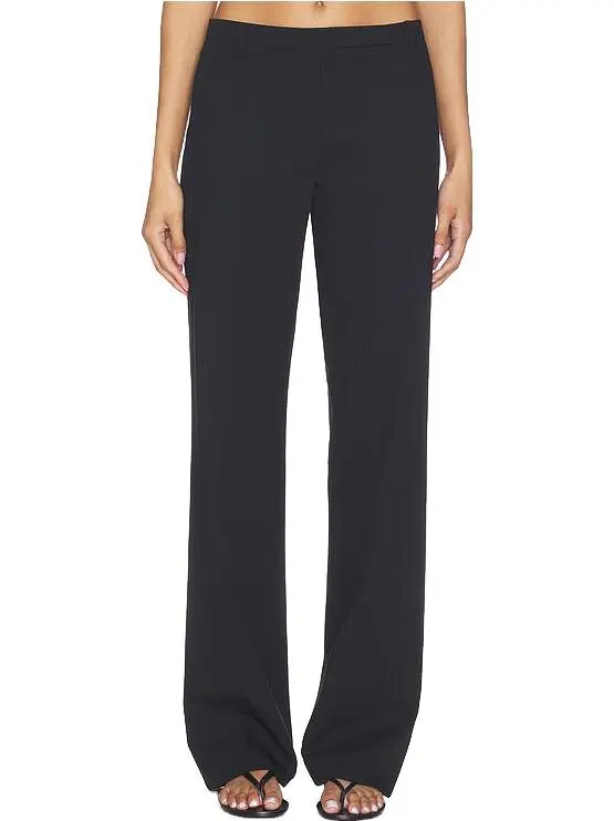 ST. AGNI Fine Band 90s Pants - Black