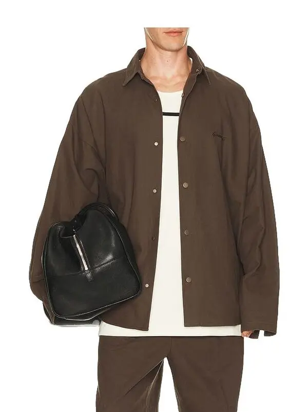 Fear Of God Overshirt In . Also - Brown