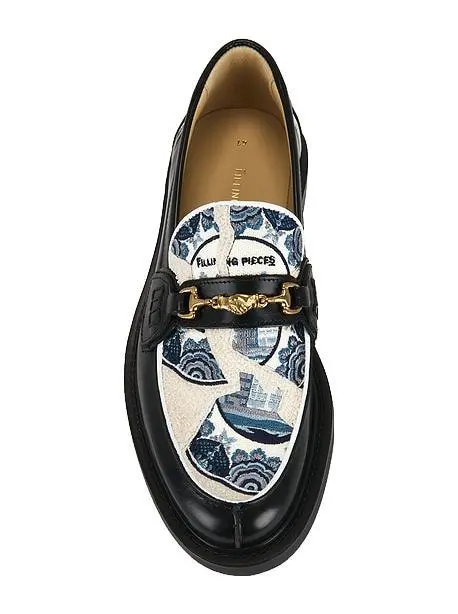 Filling Pieces Broken Plate Loafer - Black