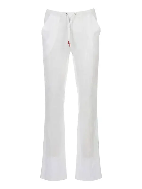 Kiton Drawstring-waistband Trousers - White