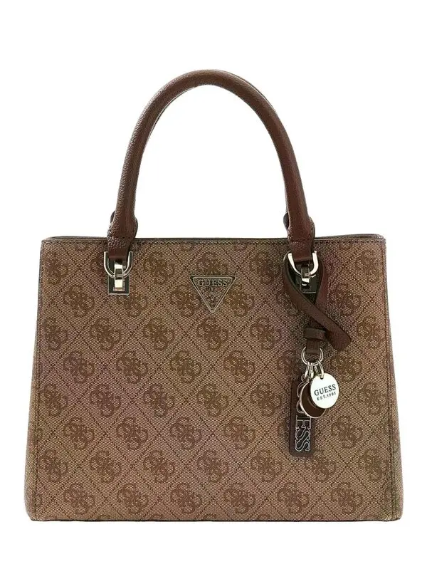 Guess Monogram Tote Bag - Brown
