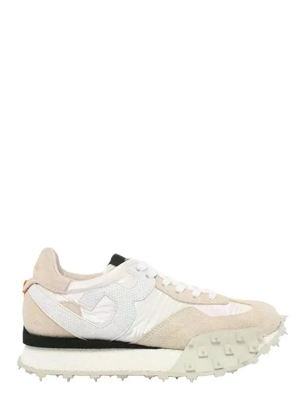 BARRACUDA Suede Panelled Sneakers - Neutrals