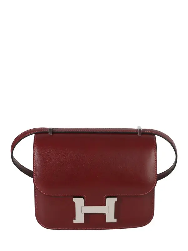 Hermès Rouge H Box Constance 18 Phw - Red