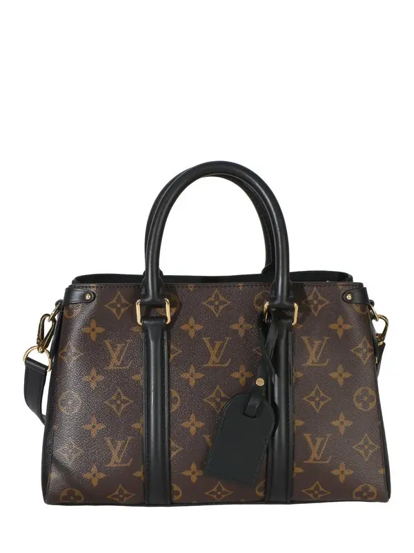 LOUIS VUITTON Monogram Canvas Soufflot Bb - Brown