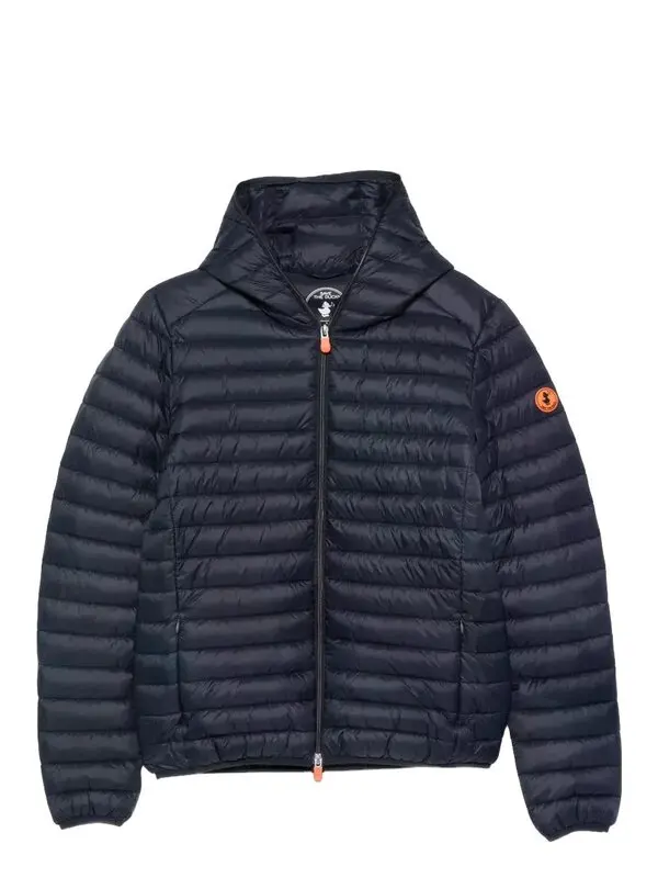 SAVE THE DUCK Quilted Hooded Jacket - Blue