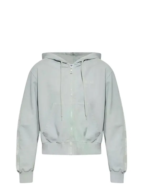 Moschino Zip-up Hoodie - Blue