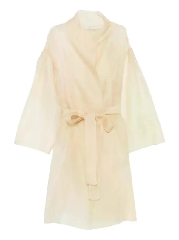 Antonelli Firenze Gustav Sheer Silk Jacket - Neutrals