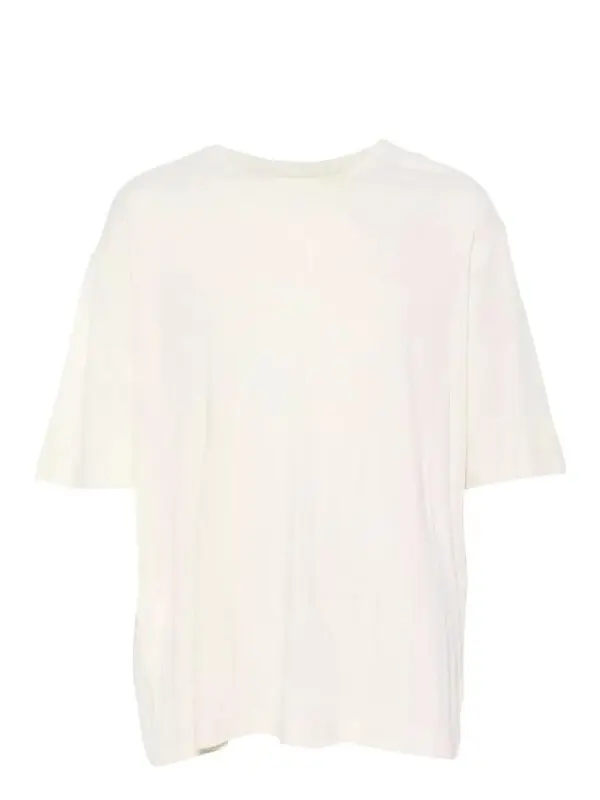 SEWMOD Crew-neck Short-sleeve T-shirt - Neutrals